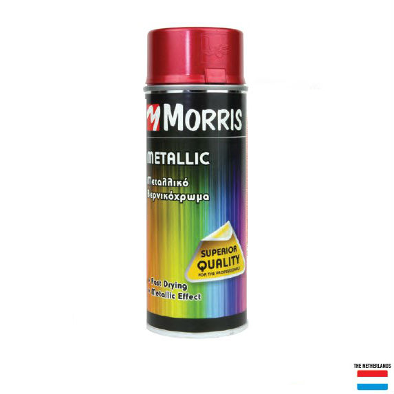 Σπρέι Μεταλλιζέ Βερνικόχρωμα Μαύρο Morris 400ml – Χρωματοπωλείο ΔΗΜΟΥ