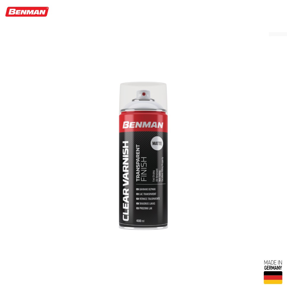 Σπρέι Διάφανο Βερνίκι Γυαλιστερό BENMAN 28530 400ml – Χρωματοπωλείο ΔΗΜΟΥ