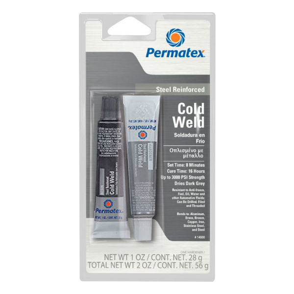 Κόλλα για Ψυχρή Συγκόλληση Μετάλλων PERMATEX Cold-Weld 56gr ...